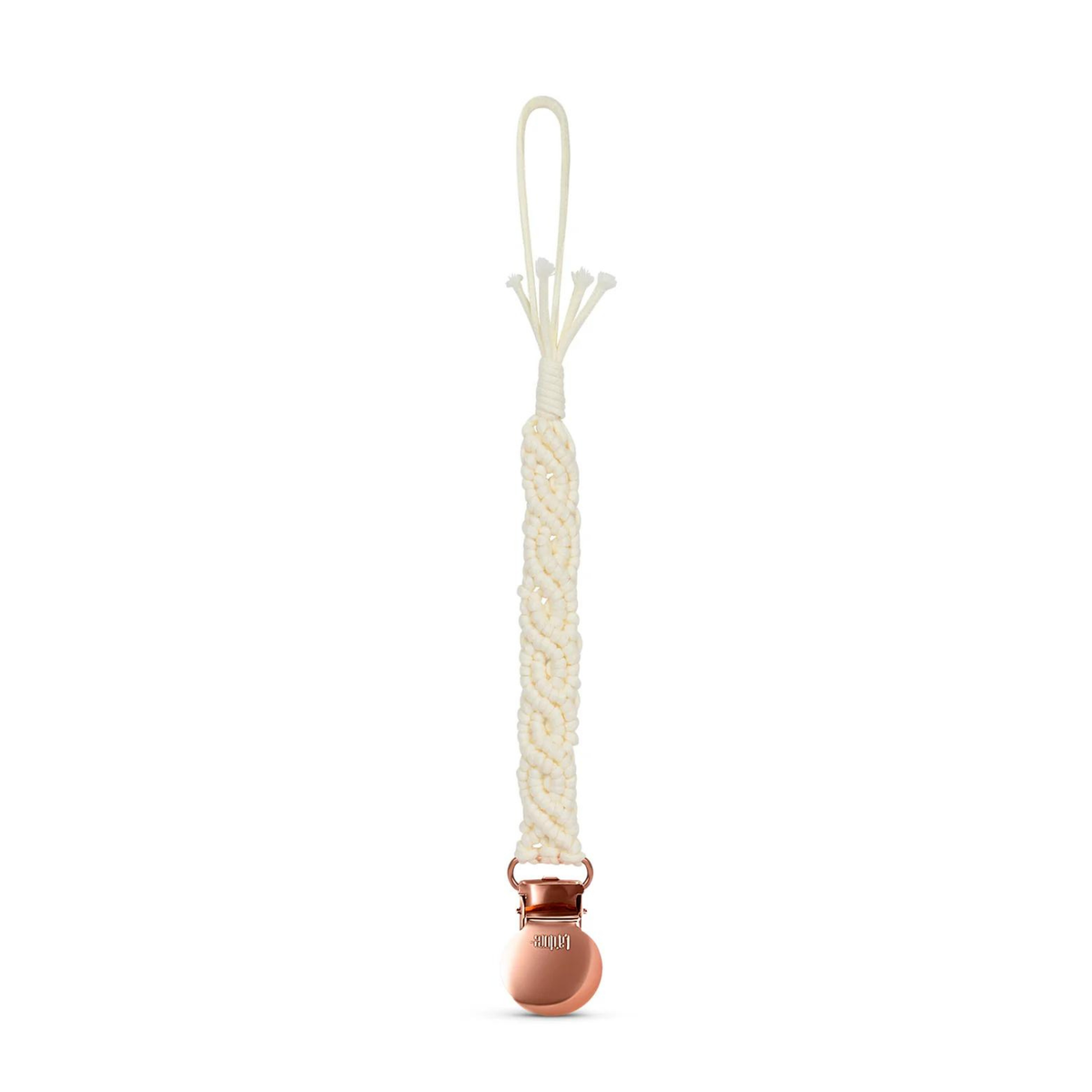 Iris Rose Gold Pacifier Clip – Bebe Kangaroo