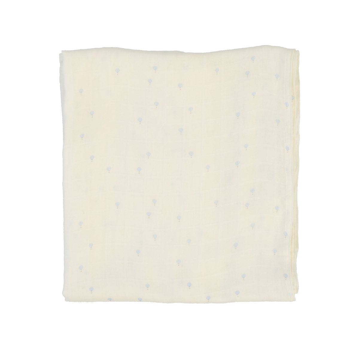 Cream Blue All Over Hot Air Balloon Swaddle – Bebe Kangaroo