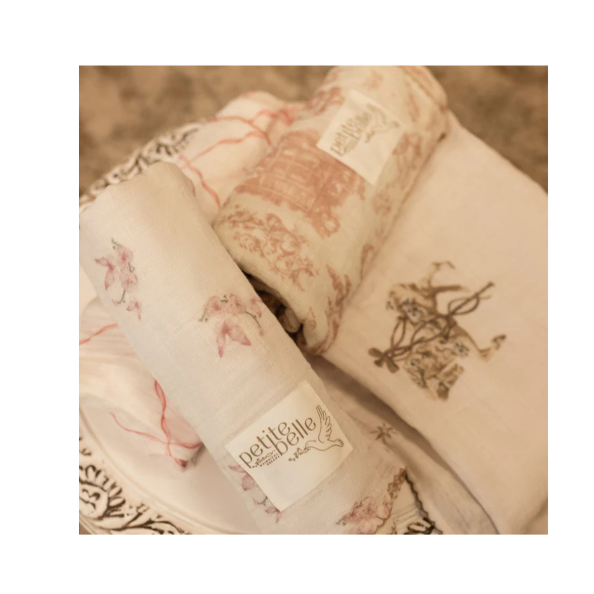 Butterfly Swaddle & Burp Cloth Set – Bebe Kangaroo