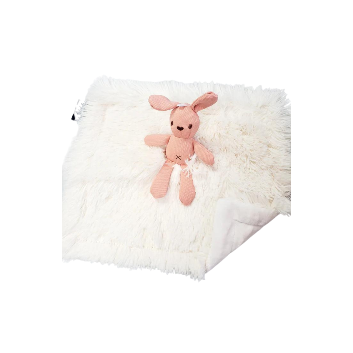 Shaggy Cream Bunny Mini Minky Lovey – Bebe Kangaroo
