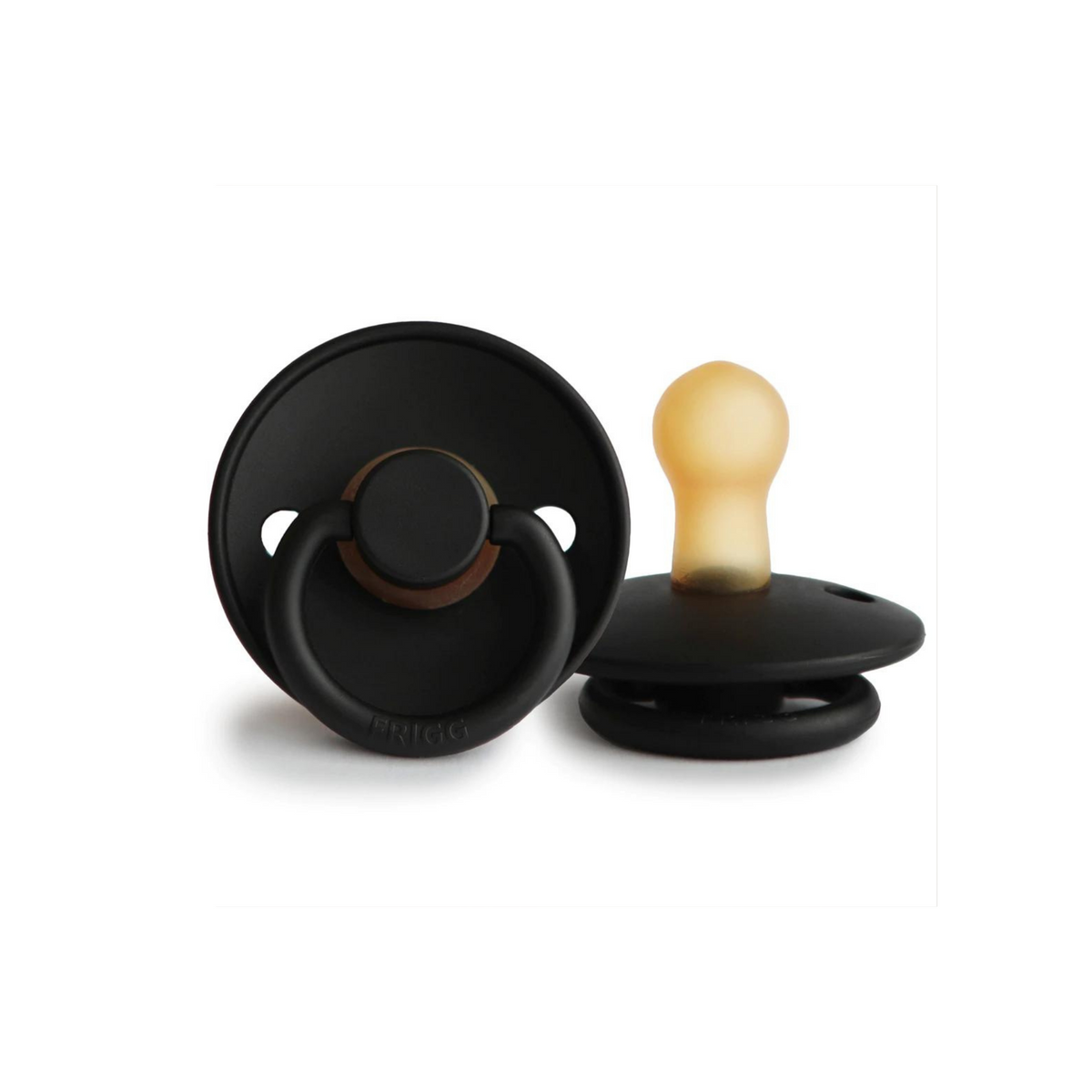 Jet Black Natural Rubber Pacifier – Bebe Kangaroo